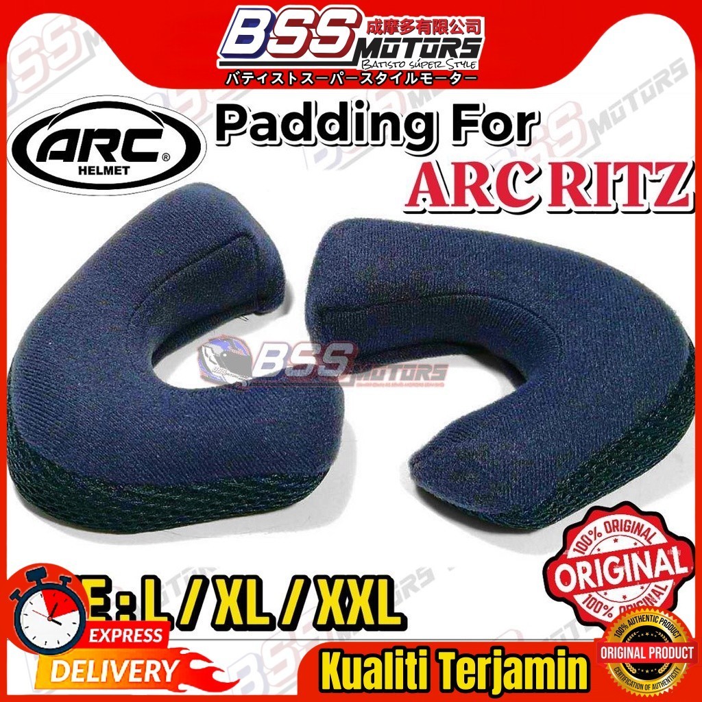L / XL & XXL ORIGINAL ARC Helmet ARC RITZ Helmet Side Sponge Inner Pad ...