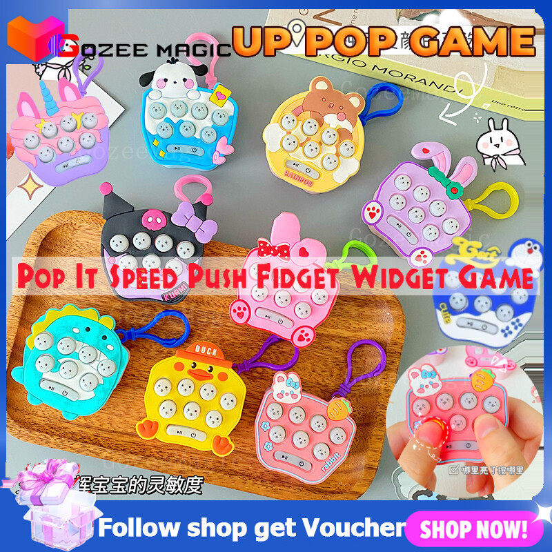 Sanrio Pop Fidget Whack A Mole Toys Kuromi Melody Cinnamoroll Parent ...