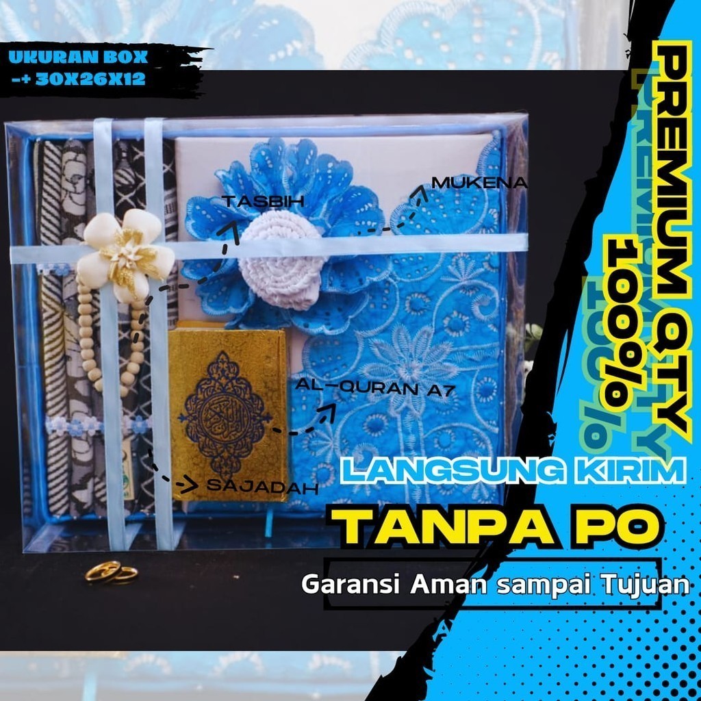 Premium wedding dowry mukena/ handover mukena/ prayer tool set/ women's ...