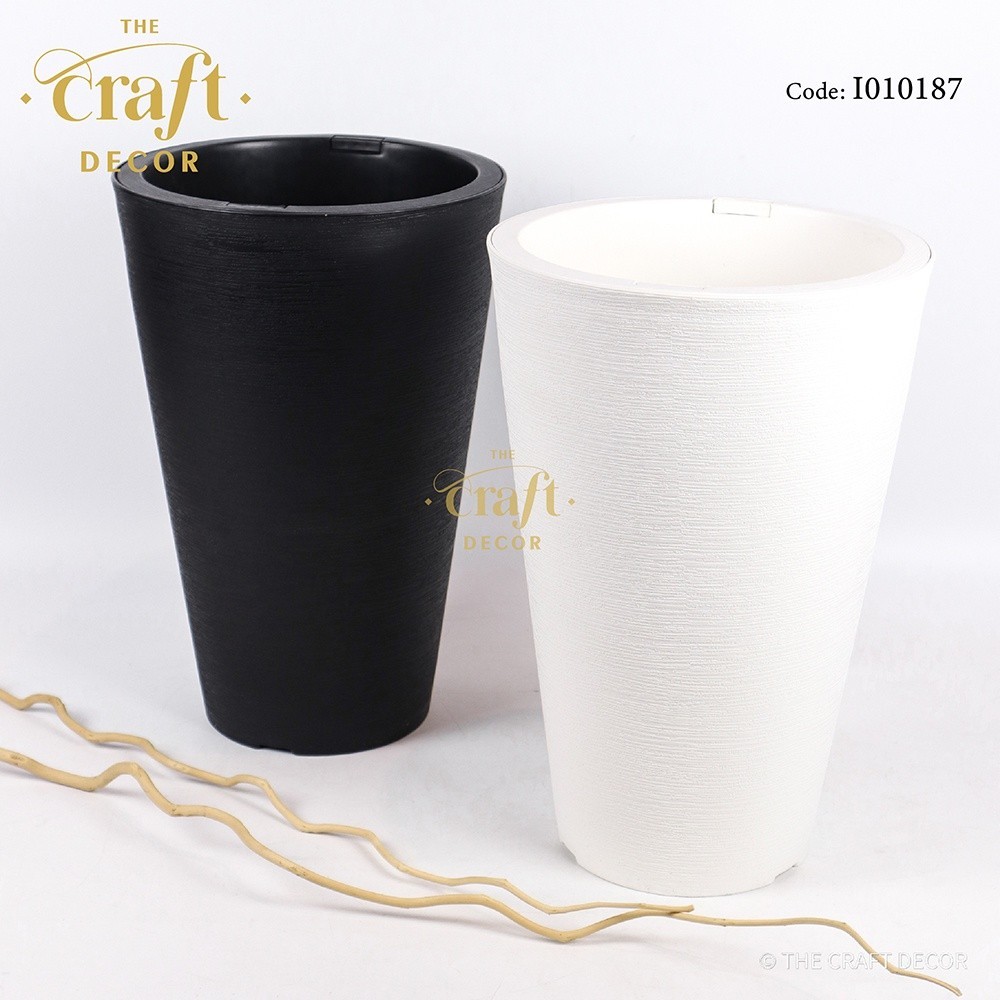 The Craft Decor Round High Flower Pot | Plant Flower Tall Vase | Pasu ...