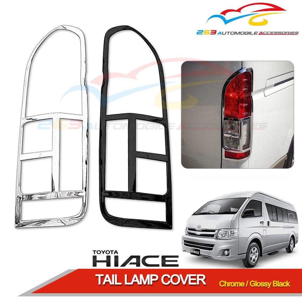 TOYOTA HIACE VAN KDH200 2008-2019 TAIL LAMP TAIL LIGHT COVER (CHROME ...