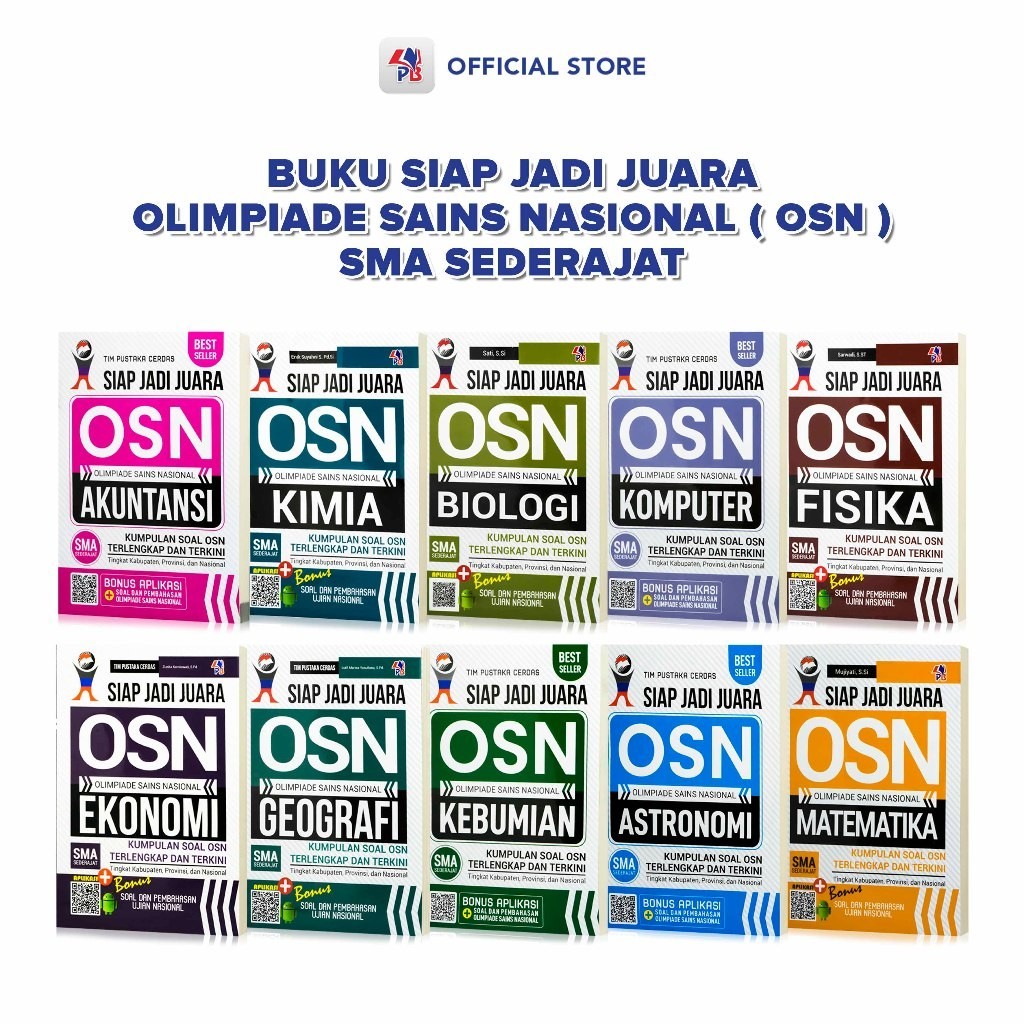 High School OSN/KSN Olympiad Book: Mathematics / Chemistry / Biology ...