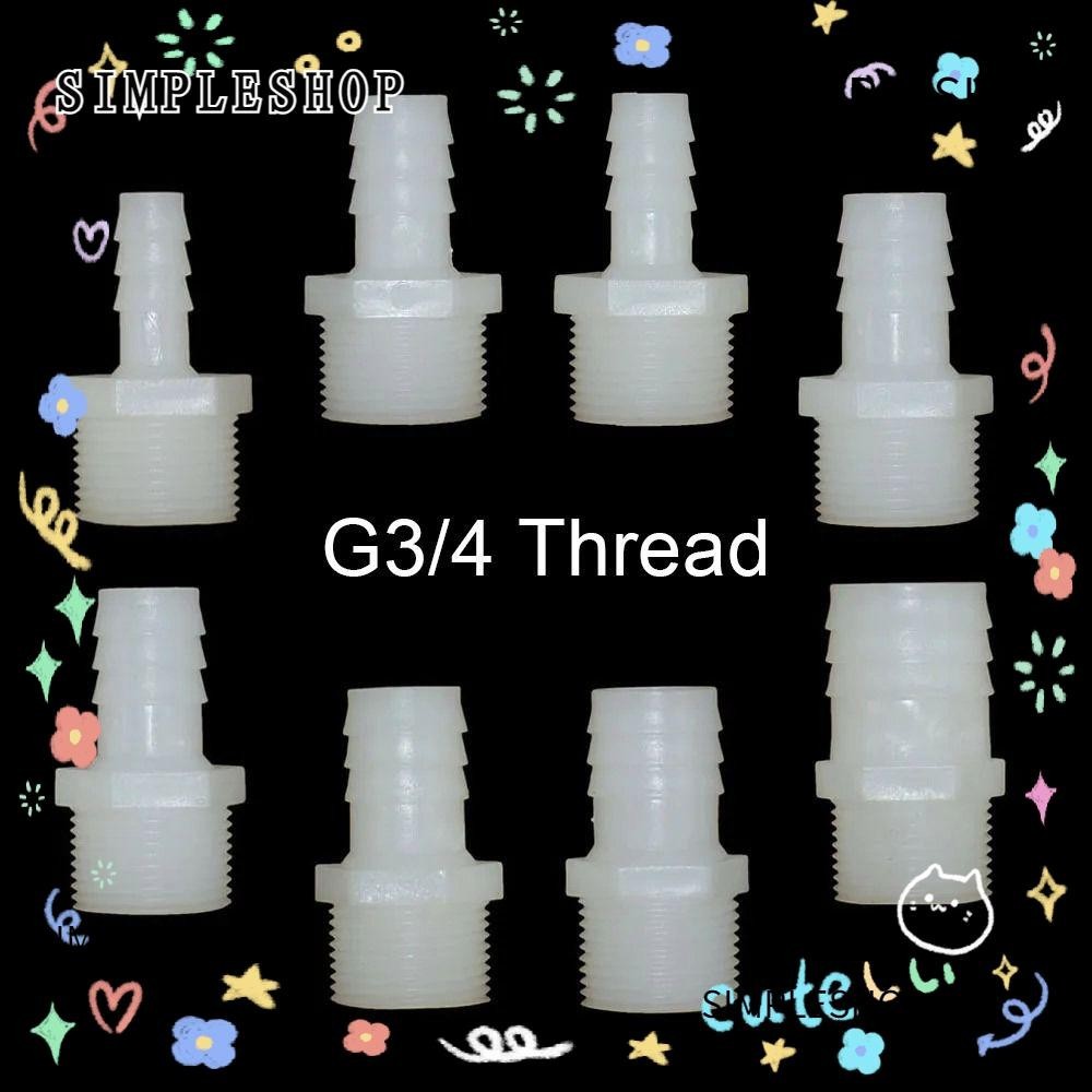 SIMPLESHOP 1/10Pcs Pipe Coupler, ID Pipe Fittings Hose Connector, Drip Irrigation System 10/12 ...