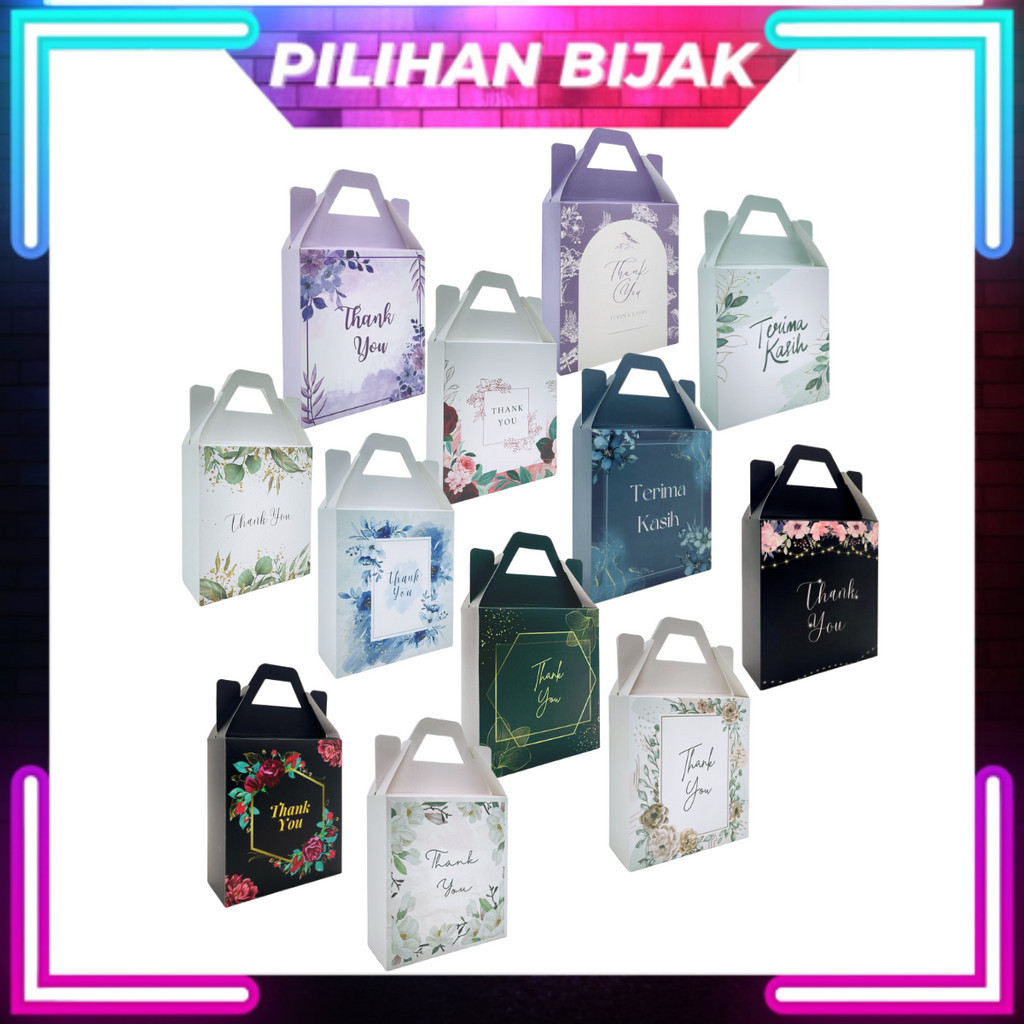 50PCS Bahulu Box Doorgfit Box Goodies Box Wedding Souvenir Box Kotak ...