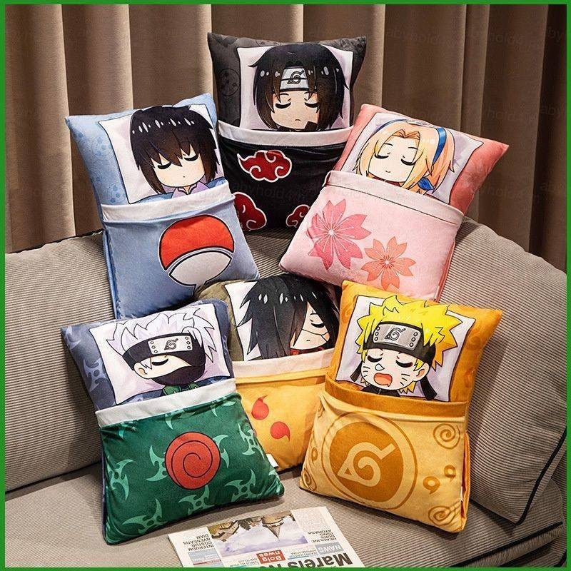 Naruto Plush Pillow Sasuke Madara Itachi Sakura Sleeping Throw Pillow ...