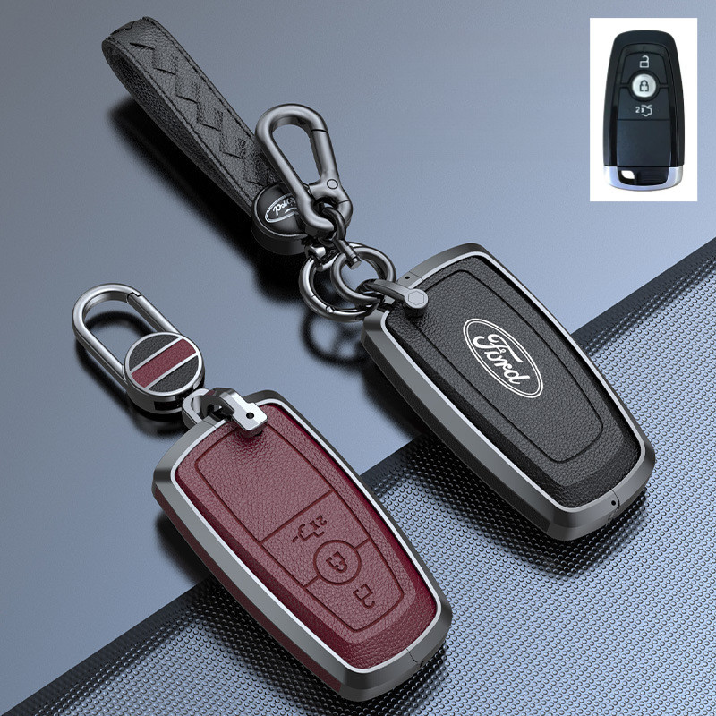 Car Key Case Key Fob Cover for Ford Everest / Ford Ranger (2022-2023 ...