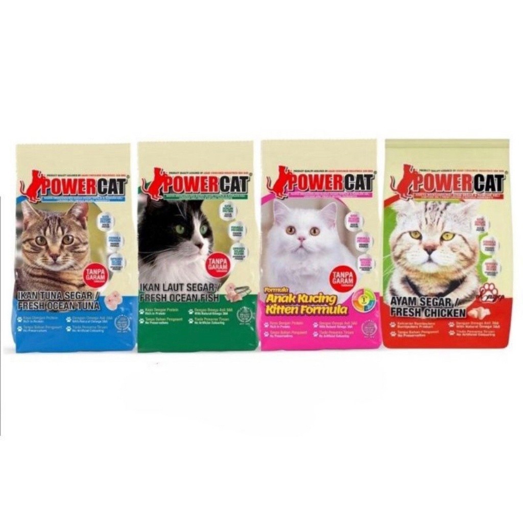 PowerCat 7kg(bergantung pada stok) kecuali blue 6.5kg dan green fish 6 ...