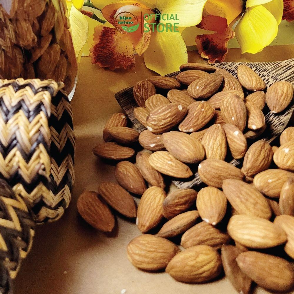 (Hijau Natura) Premium Raw Almonds 200g / 480g | Shopee Malaysia