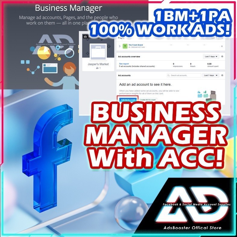 Facebook Business Manager Account Facebook ID Account Real Facebook ...