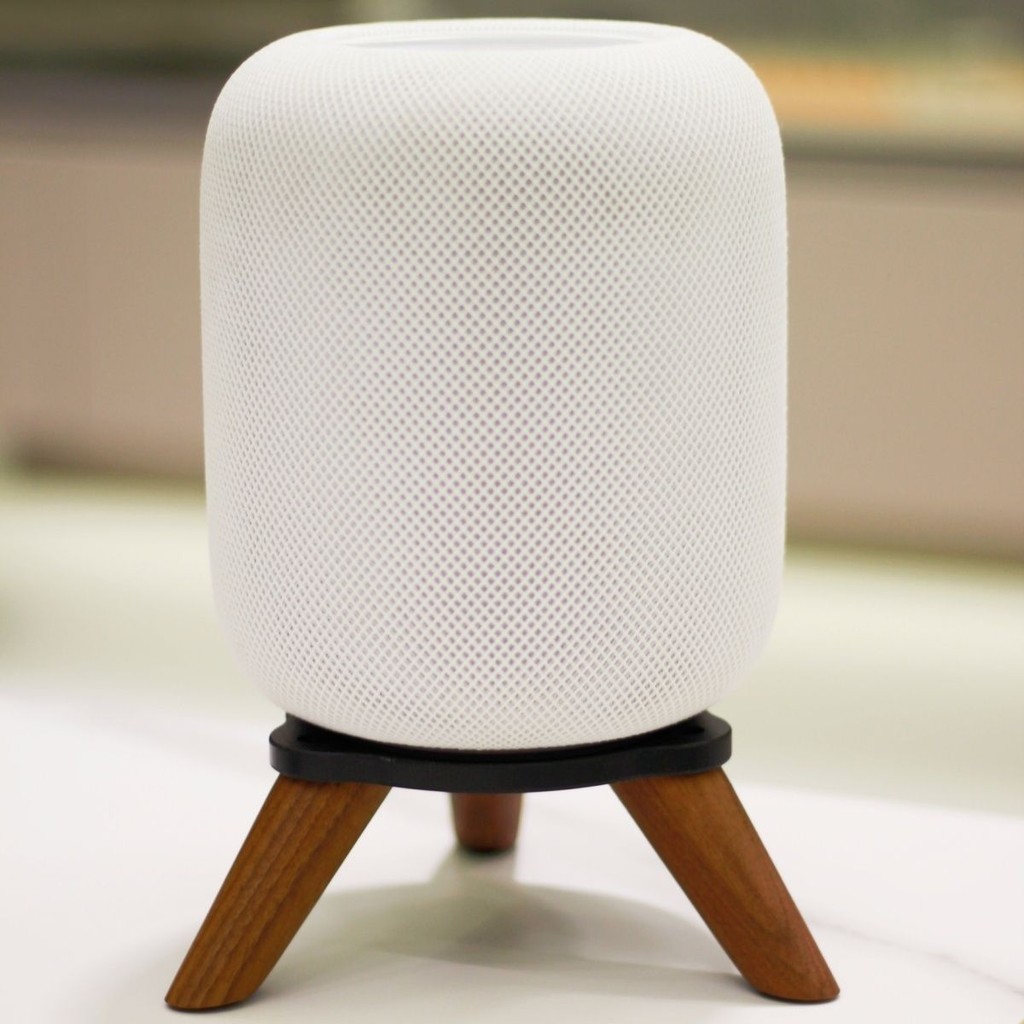 Solid wood desktop speaker stand for HomePod 2 second generation anti ...