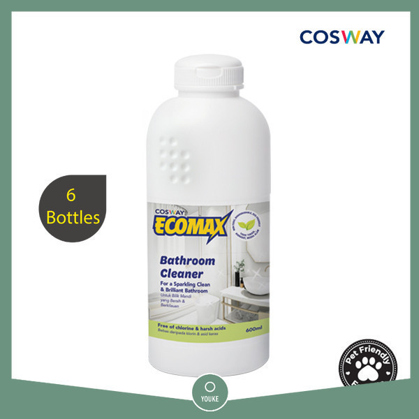 COSWAY Ecomax Bathroom Cleaner 浴室清洁剂 600ml / x6 Bottles | Shopee Malaysia