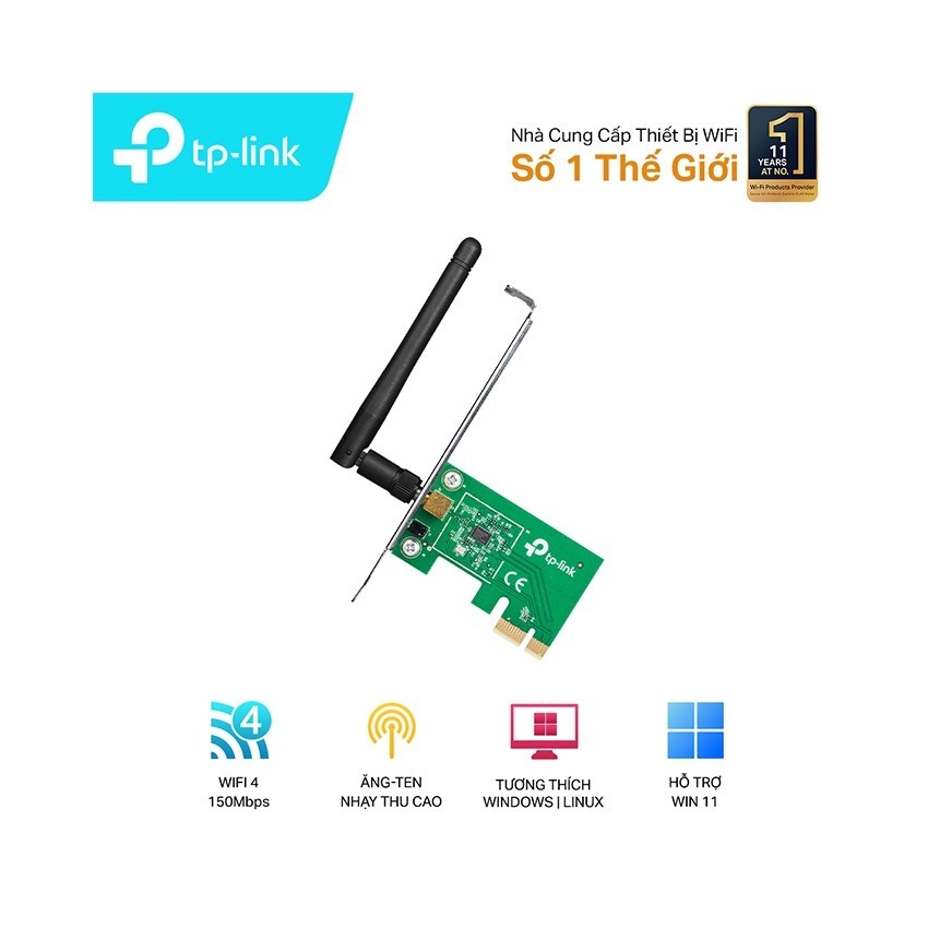 Pci EXPRESS WIRELESS NETWORK CARD TP-LINK TL-WN781ND WIRELESS N150MBPS ...