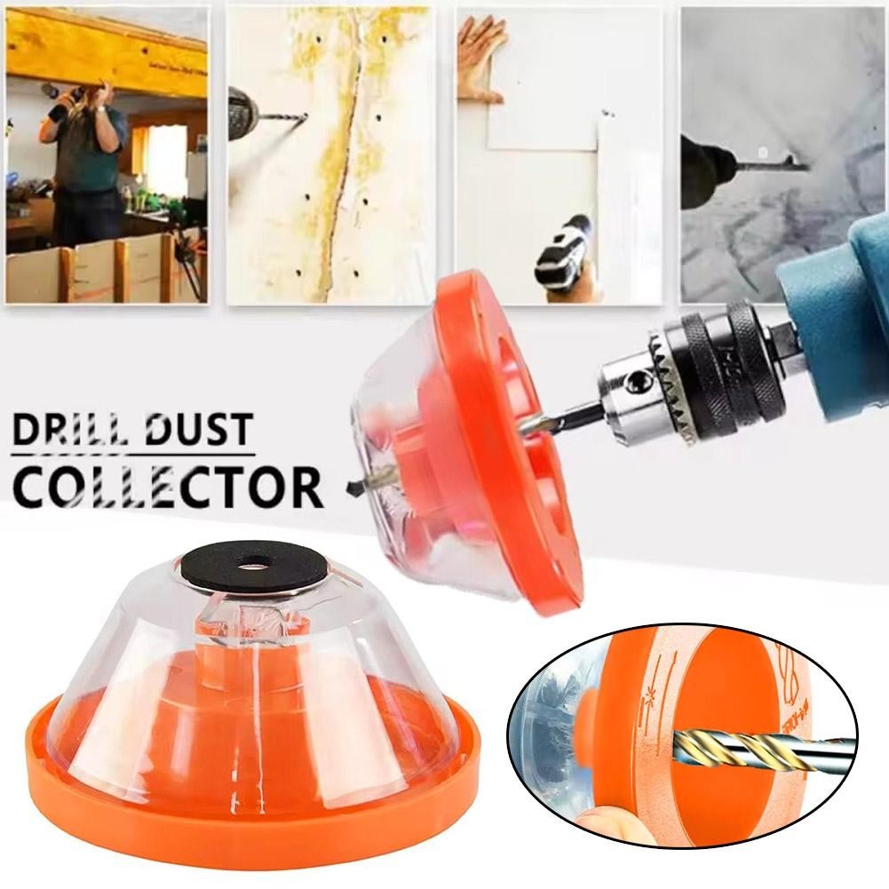 Drill Dust Collector Drill Dust Cover Plastic Ash Bowl Dust Cover Hole ...