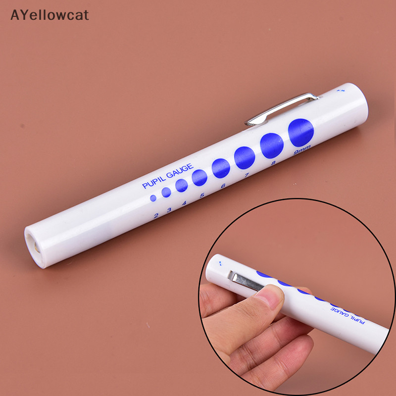 AY First Aid Pen LED Nurse Diagnosis Penlight With Pupil Gauge Pen ...