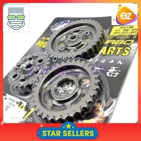 HONDA RS150R RACING GEAR BOX 1ST-35T/ 2ND-32T/ 6TH-25T (IKK) | Shopee ...