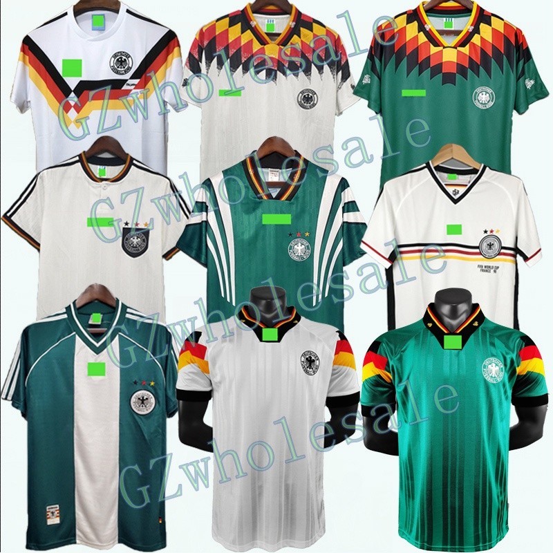 1990 1992 1994 1996-1998 Germany Home Away Football Shirt S-XXL ...
