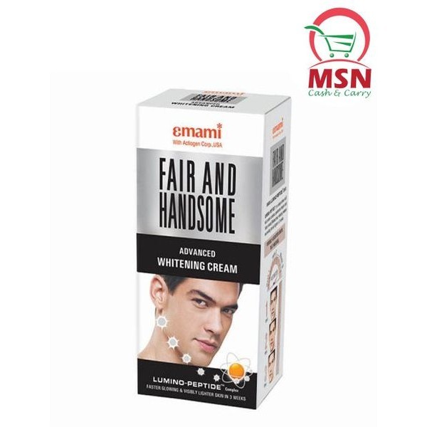Emami Fair And Handsome Advanced Whitening Cream 25g | Shopee Malaysia