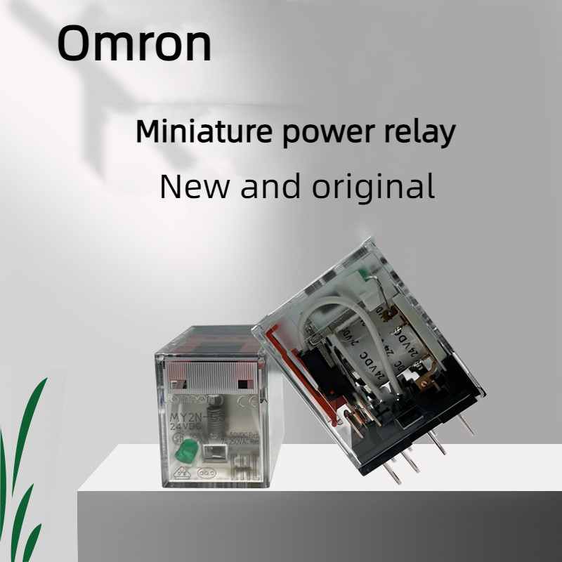 Omron intermediate relay MY2N-GS DC24V AC220V MY4N-GS MY4N-J (with base) | Shopee Malaysia