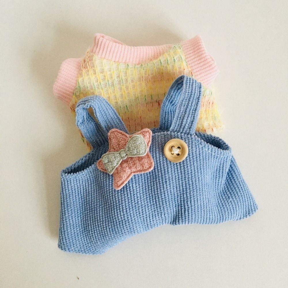 AHMED 17cm Labubu Doll Clothes, Fashion Leisure 17cm Labubu Doll's ...