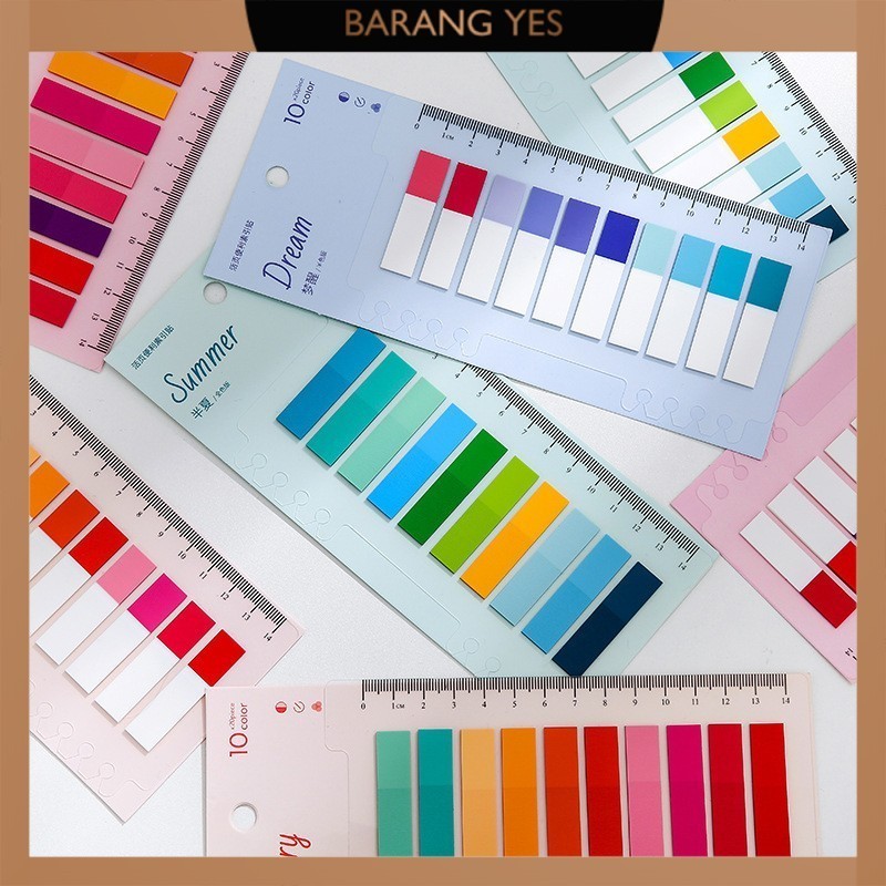 BARANG YES Retro Morandi Sticky Note 200pcs Colorful Memo Pad Label ...