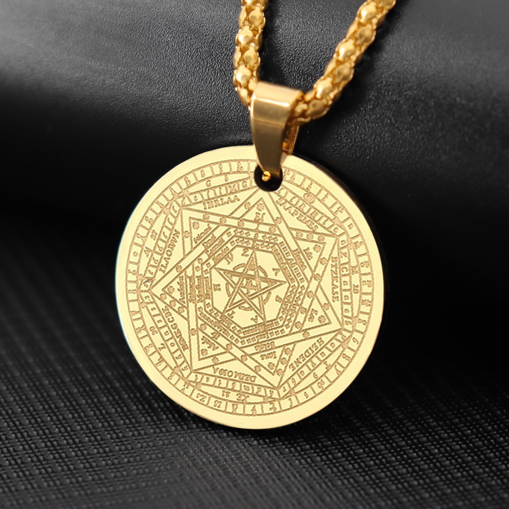 Prayer The Seal of the Seven Archangels Amulet Pendant Necklaces ...