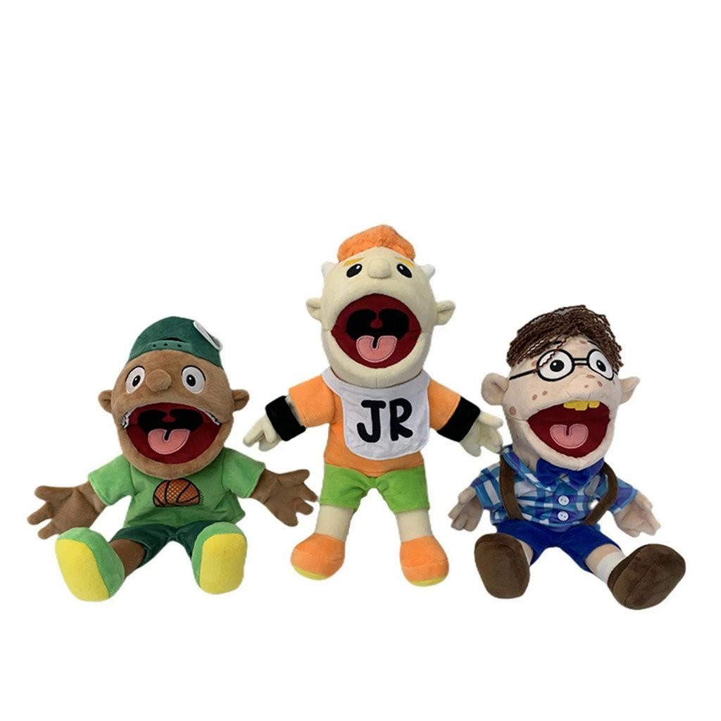 Jeffy Hand Puppet Feebee Rapper Zombie Plush Doll Toy Talk Show Muppet ...