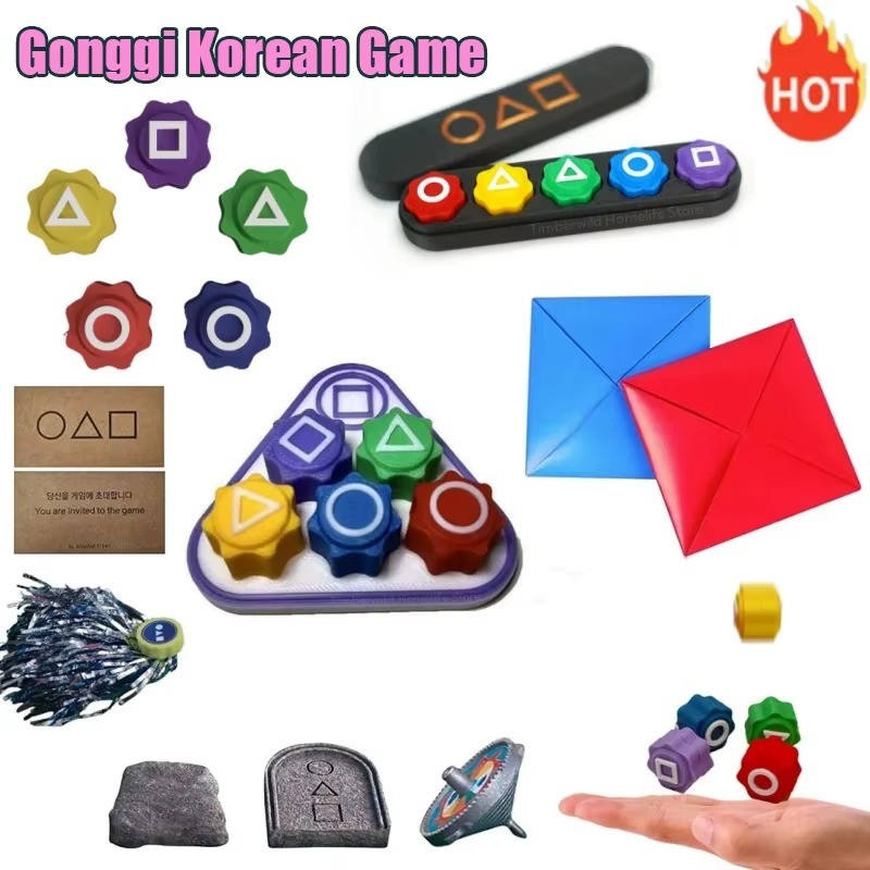 Family Party Game Gonggi Game Korean Traditional Play Game 5PCS Gonggi ...