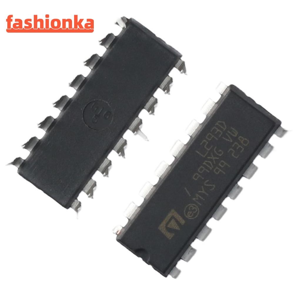 FASHIONKA 10pcs 16-pin IC Stepper, L293 L293D Black Motor Drivers ...