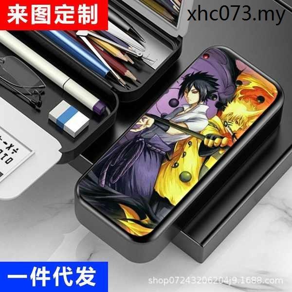 Naruto Pencil Case Naruto Sasuke Elementary School Students ...