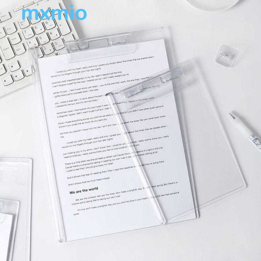 MXMIO Writing Clipboard, With Graduated Scale Transparent Memo ...