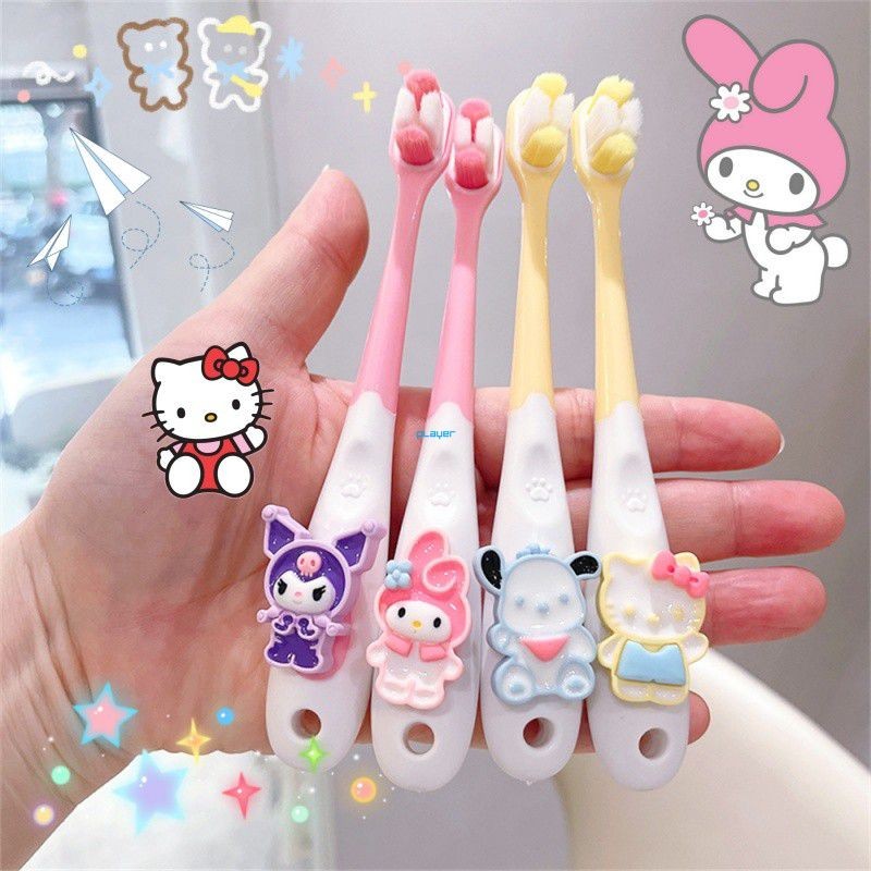 ⚡READY STOCK⚡ 5Pcs/Set Sanrio Kuromi Children Toothbrush Kawaii Anime ...