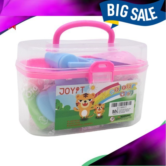Set Plastisin, Plasticine and Tools Kit with Storage Box (12cm x 7cm x ...