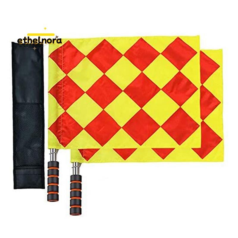 Football Soccer Referee Flags Football Judge Linesman Sideline Fair ...