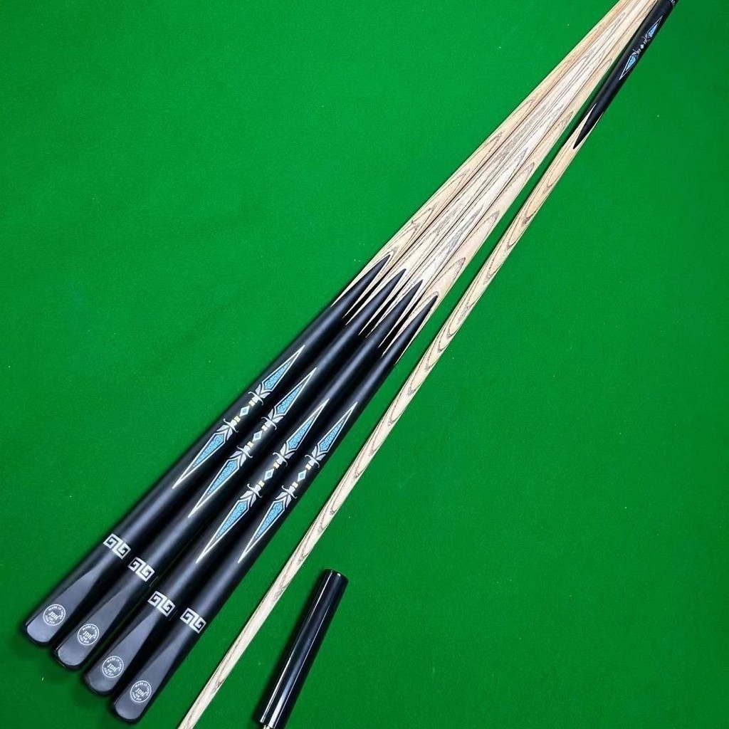 Billiard Cue Small Head Snooker Chinese Black Eight Potts Head Cue ...