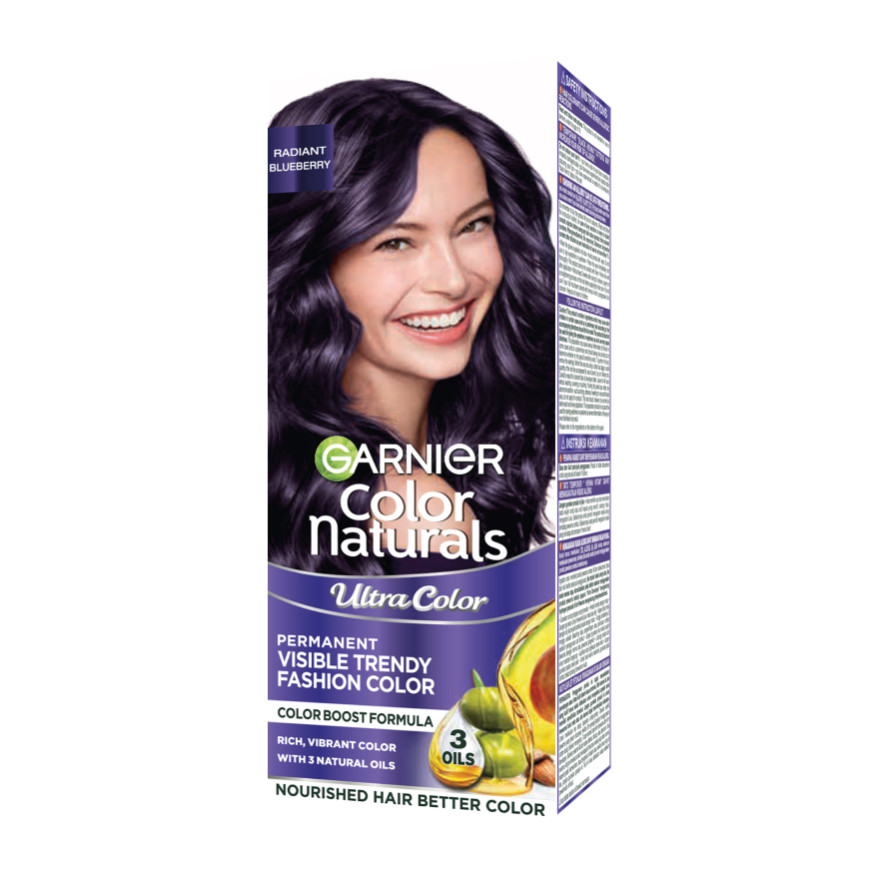 GARNIER HAIR COLOR Color Natural Ultra Radiant Blueberry 1s | Shopee ...