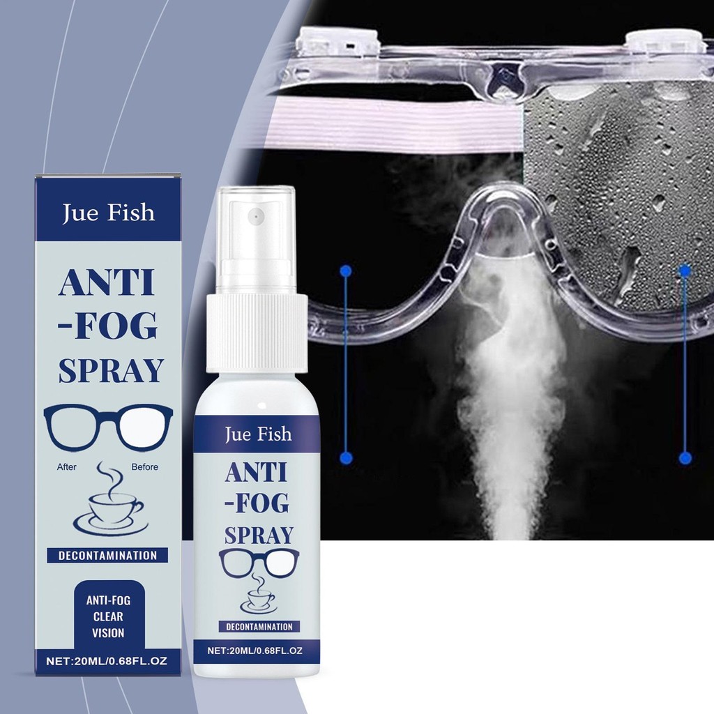 Anti-Fog Spray For Glasses 20ml Long-lasting Portable Waterproof ...