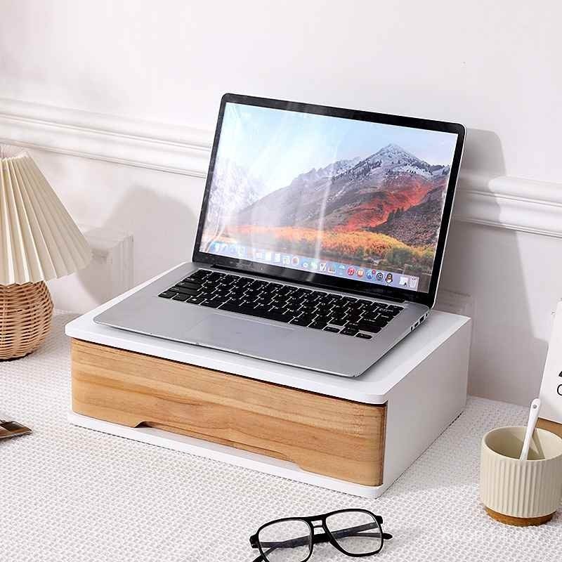 Movable Solid Wood Desktop Storage Box with Lock Drawer Type Multi ...