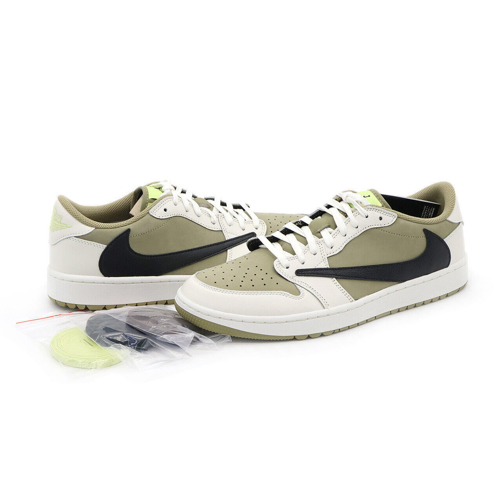 Nike Air Jordan 1 x Travis Scott Low Golf Neutral Olive FZ3124-200 ...
