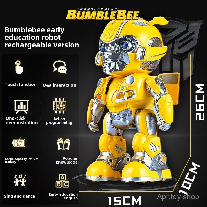 Children Bumblebee Transformers Smart Remote Control Electric Dancing ...