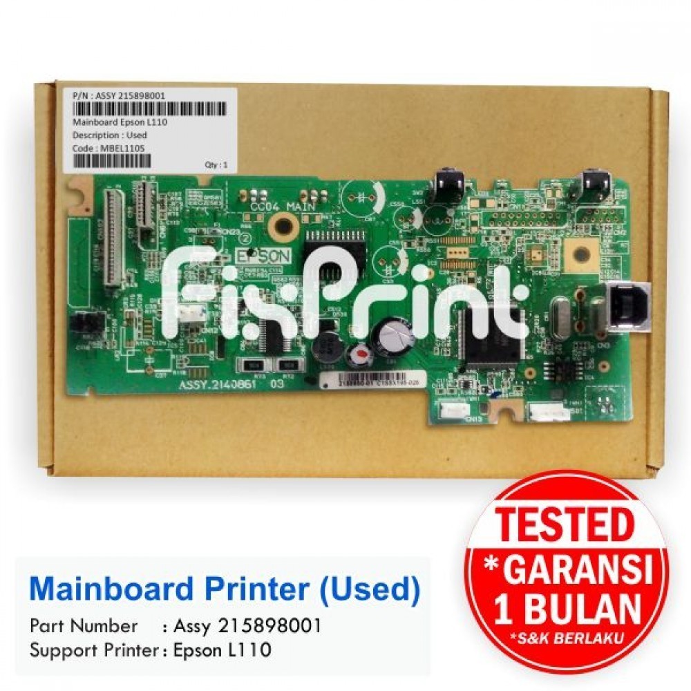 Used Epson Mainboard Like New L110 L210 L220 L300 L310 L350 L355 L360 ...