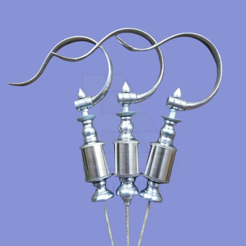 GANTUNGAN Folding Bird Cage Hanger Plain MOTIF FULLSET PION Tube Accessories Bird Cage Hook ...