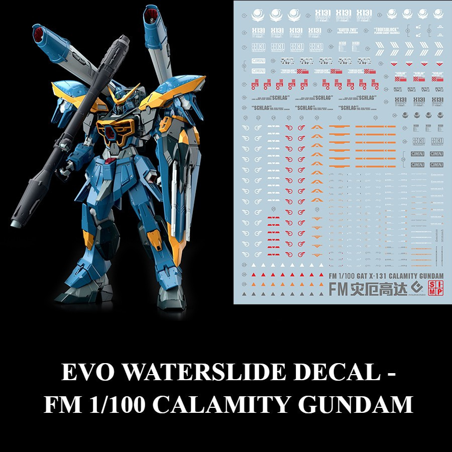 [EVO] Waterslide Decal - [FRS01] FM 1/100 GAT-X131 Calamity ...