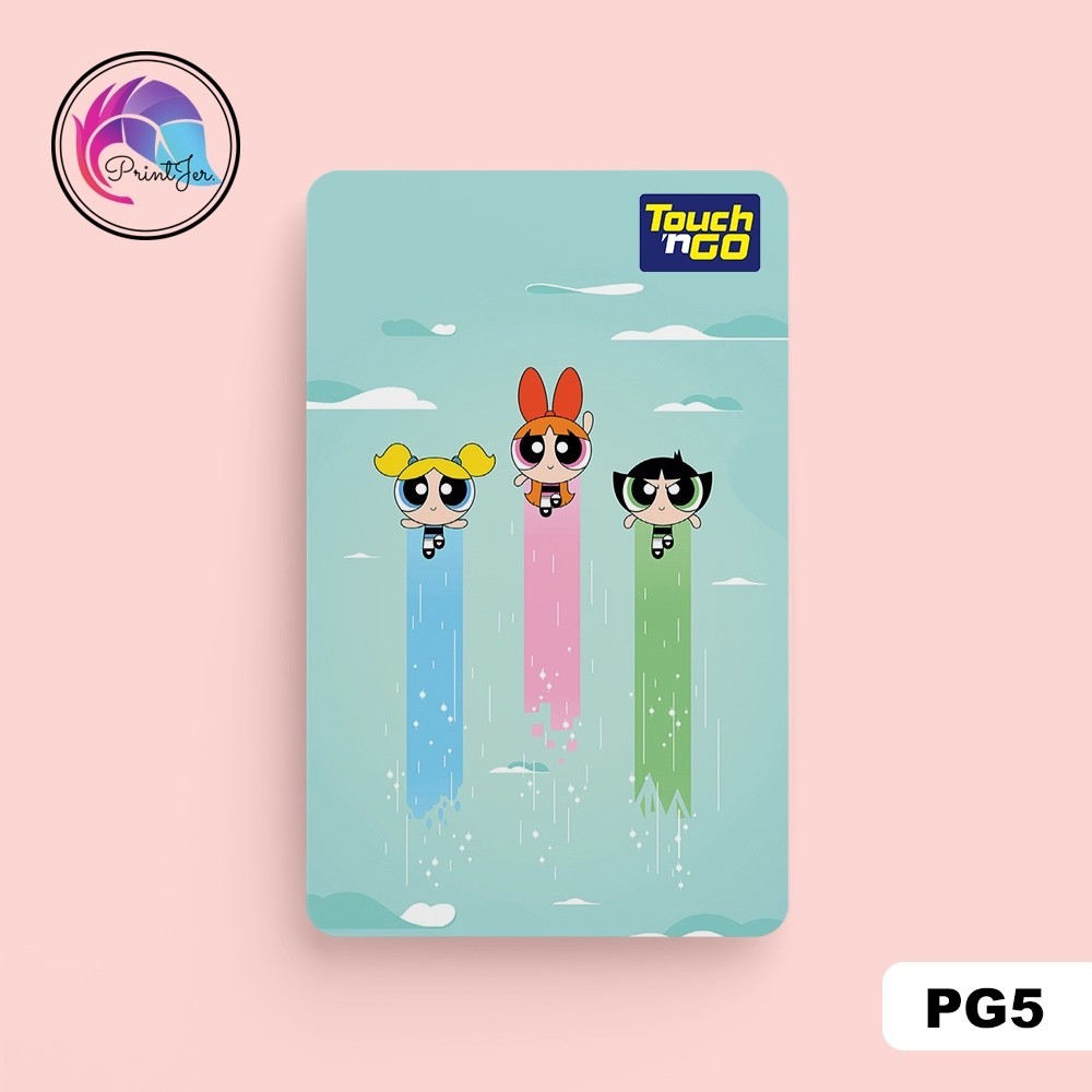POWERPUFF GIRLS ( SERIES 1 ) - Touch n Go Card Sticker Cover (Waterproof, High Quality) ,TNG ...