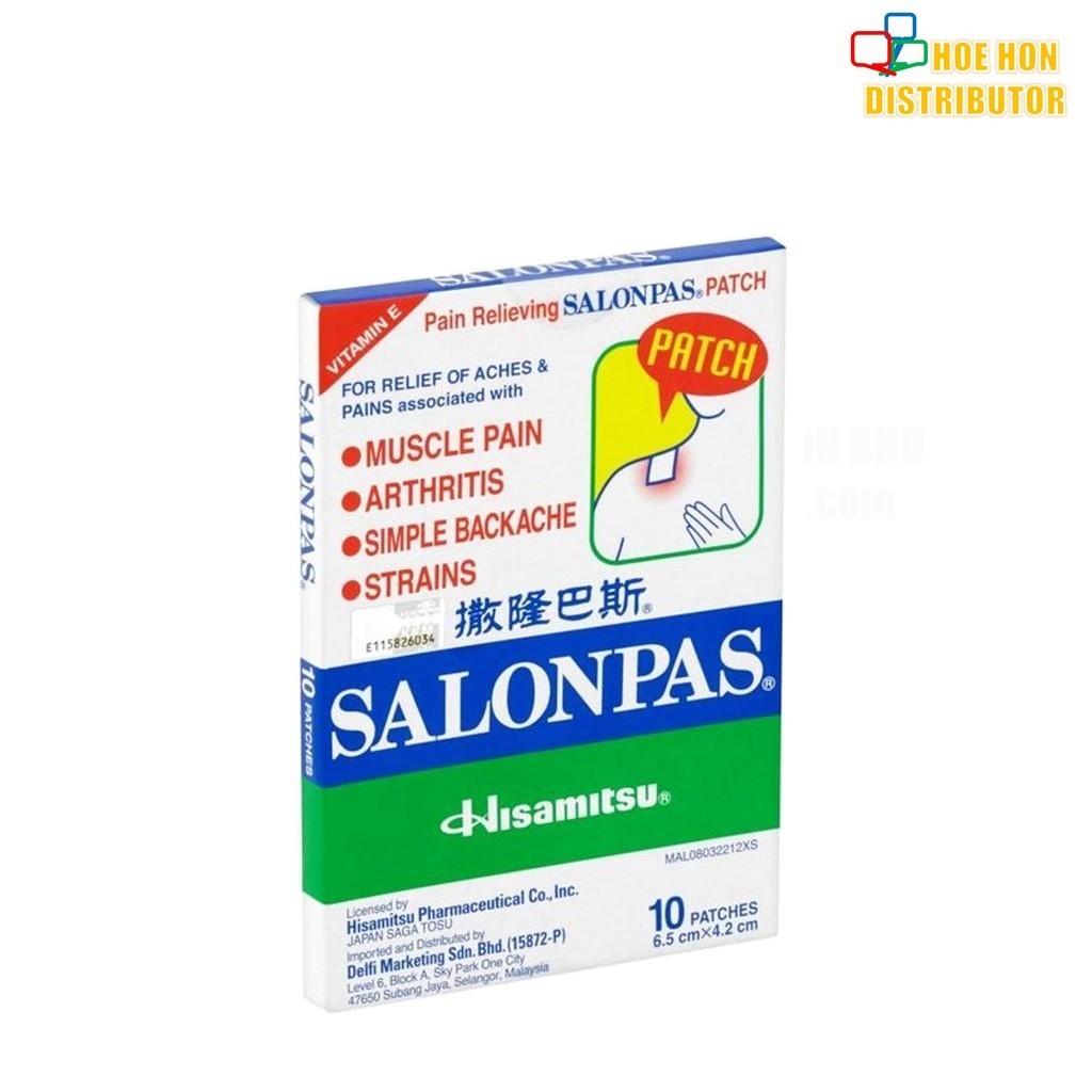 Salonpas Muscle / Stiff Neck / Joint Pain / Backache / Sprains / Injury ...