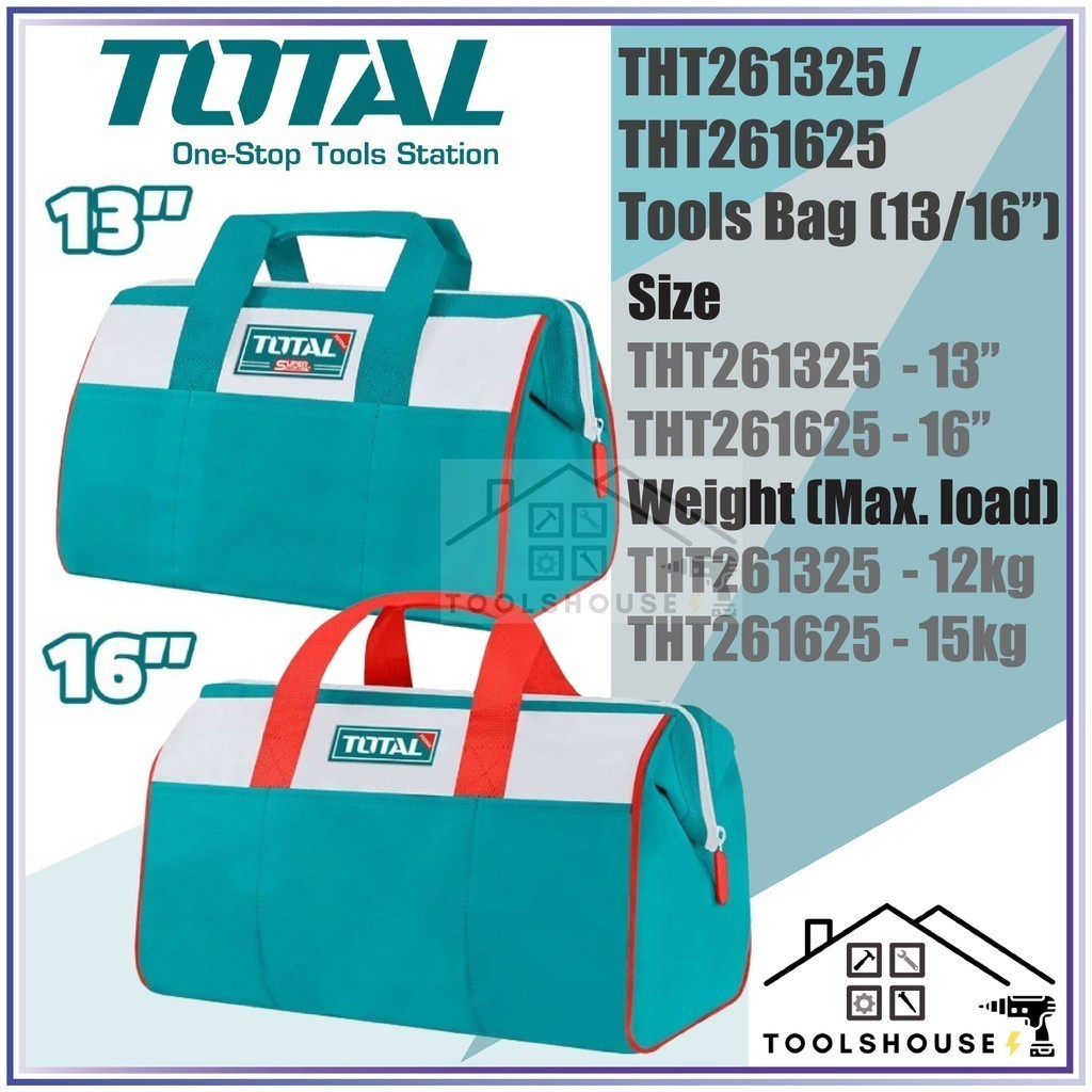 Total Tools Bag (13"/16") THT261325 / THT261625 | Shopee Malaysia