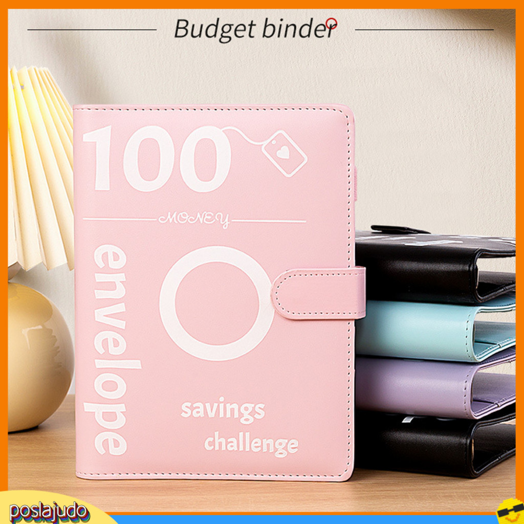 [poslajudo] Faux Leather Money Saving Challenge Binder Receipt ...