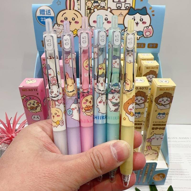 2024 Random 1Pcs Chiikawa Animal Roller Ball Pen Cartoon Stationery ...