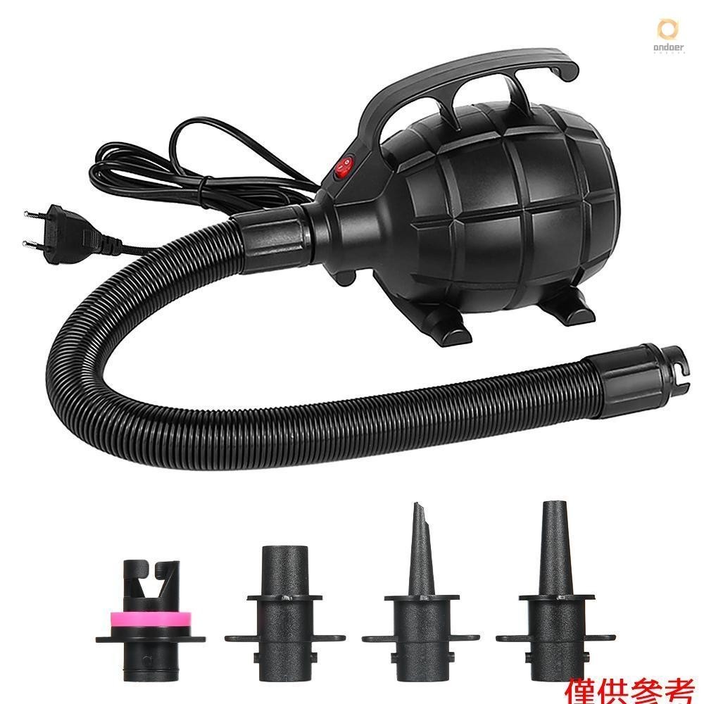 Portable 500W Electric Pump Air Mattress Pump Air Bed Pool Toy Raft ...