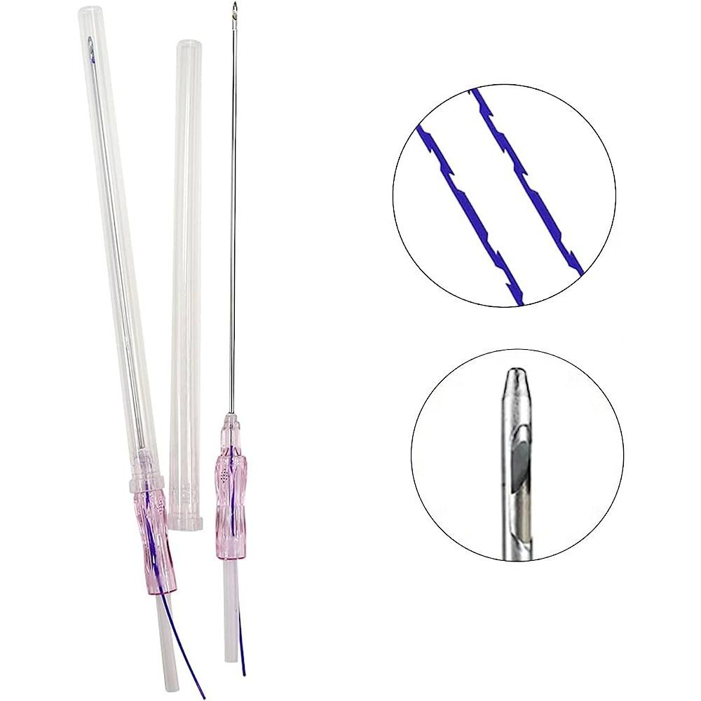 MINERVA 20PCS 18g x100mm PDO Thread Lift 4dcog molding cog Line PCL ...