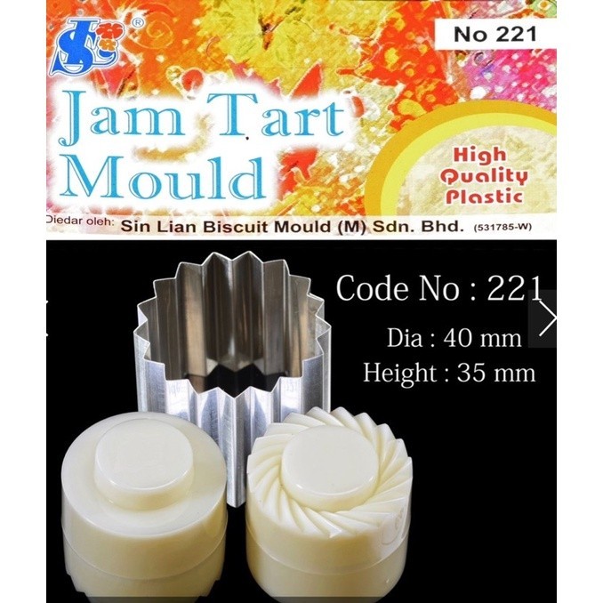 STAINLESS STEEL PINEAPPLE JAM TART MOULD COOKIE CUTTER acuan tart nenas ...